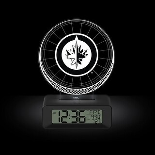 Game Time NHL Winnipeg Jets Color-Changing Led 3d Illusion Alarm Clock ...