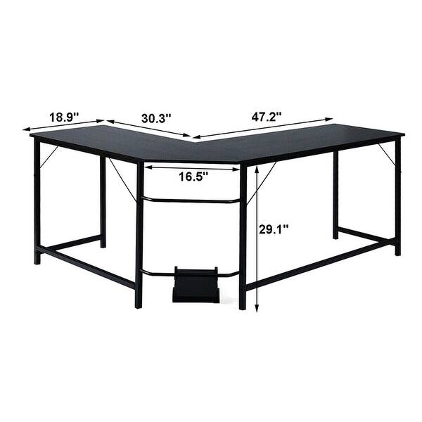 Computer PC Gaming Table Workstation Home Office Corner Desk Computer ...