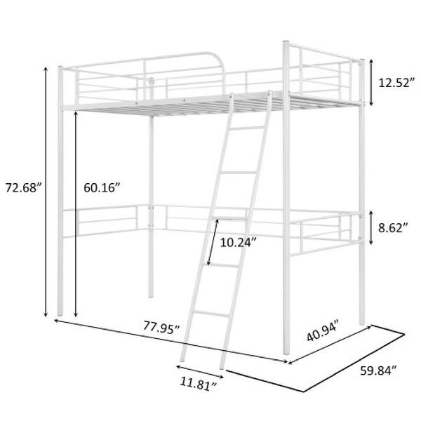 Dexter Twin Loft Bed - Bed Bath & Beyond - 35274780