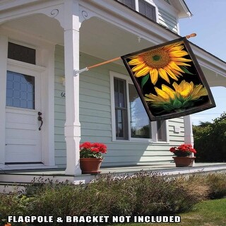 Sunflower Outdoor House Flag 40" x 28" - Bed Bath & Beyond - 36403475