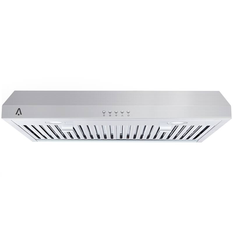 30-Inch Stainless Steel Under Cabinet Range Hood with 3-Speed 400 CFM ...