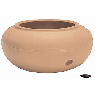 HC Companies 21 In Decorative Plastic Outdoor Garden Hose Storage Pot ...