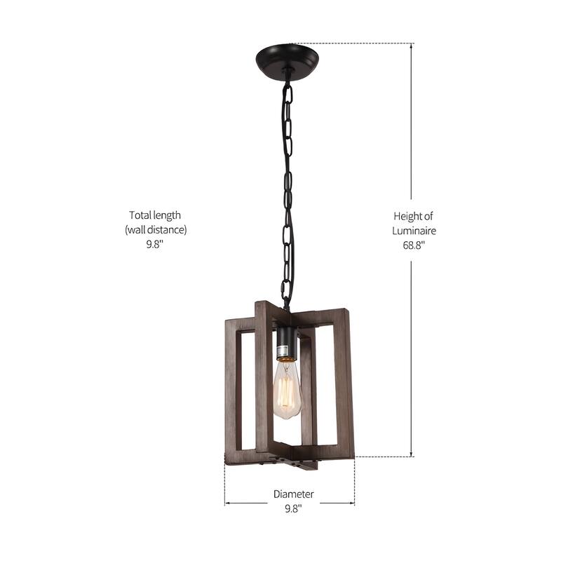 Mote 1-Light Lantern Square/Rectangle Pendant - Bed Bath & Beyond ...