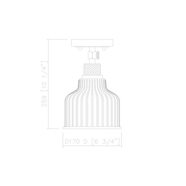 1 Light Ceiling fixture in Satin Nickel with Clear Glass - Satin Nickel ...