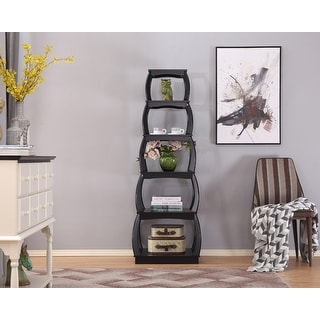 Stylish and Functional 5-Layer Bookshelf for Home Decor and Storage ...