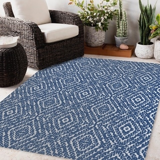 ZANDER GALAXY BLUE Outdoor Rug By Terri Ellis - Bed Bath & Beyond ...