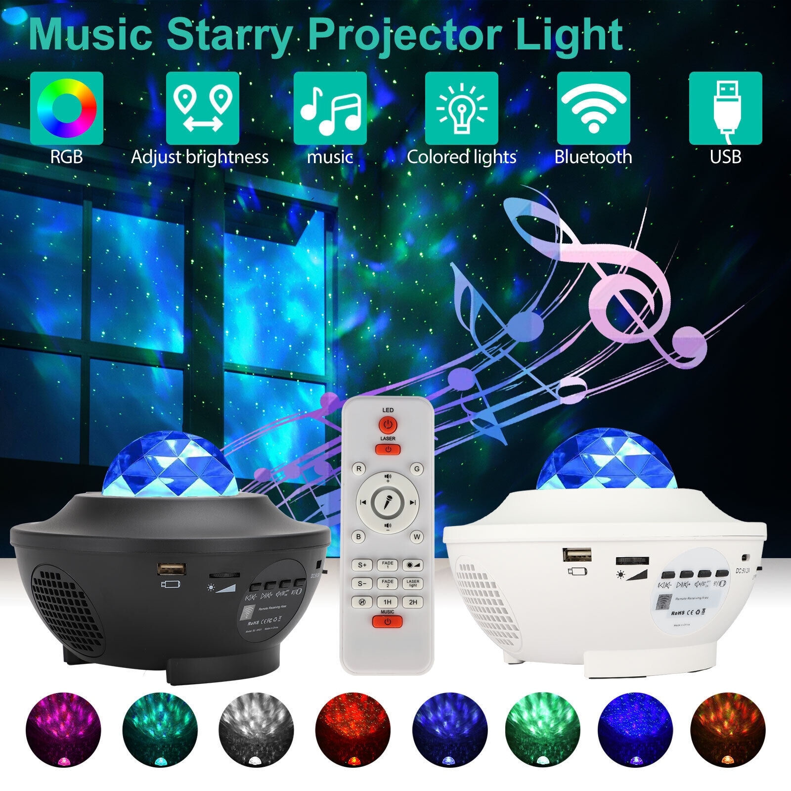 galaxy projector bluetooth