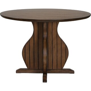 Round Counter Height Table in Oak - Bed Bath & Beyond - 36805938