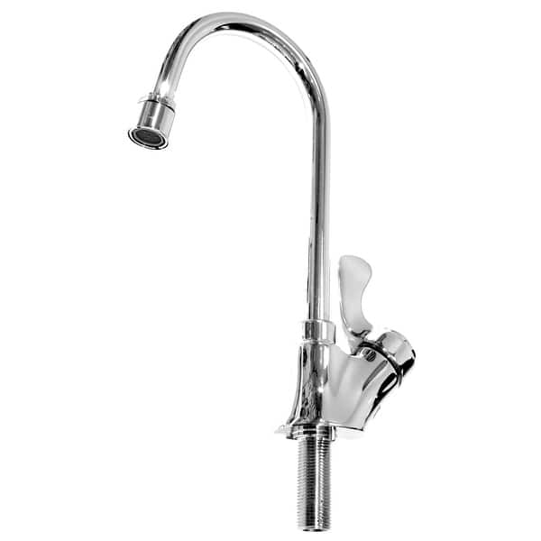 Haws 0.5 GPM Deck Mounted Goose-Neck Utility Faucet with Lever Handle ...