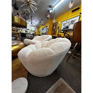 Bibi Lounge Chair (Boucle Fabric) (Set of 2) - Bed Bath & Beyond - 38446157