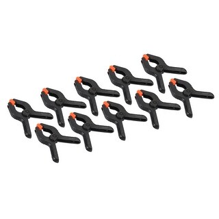 2 Inch Spring Clamps, 10 Pack Plastic Flexible Anti-slip Strong Clips ...