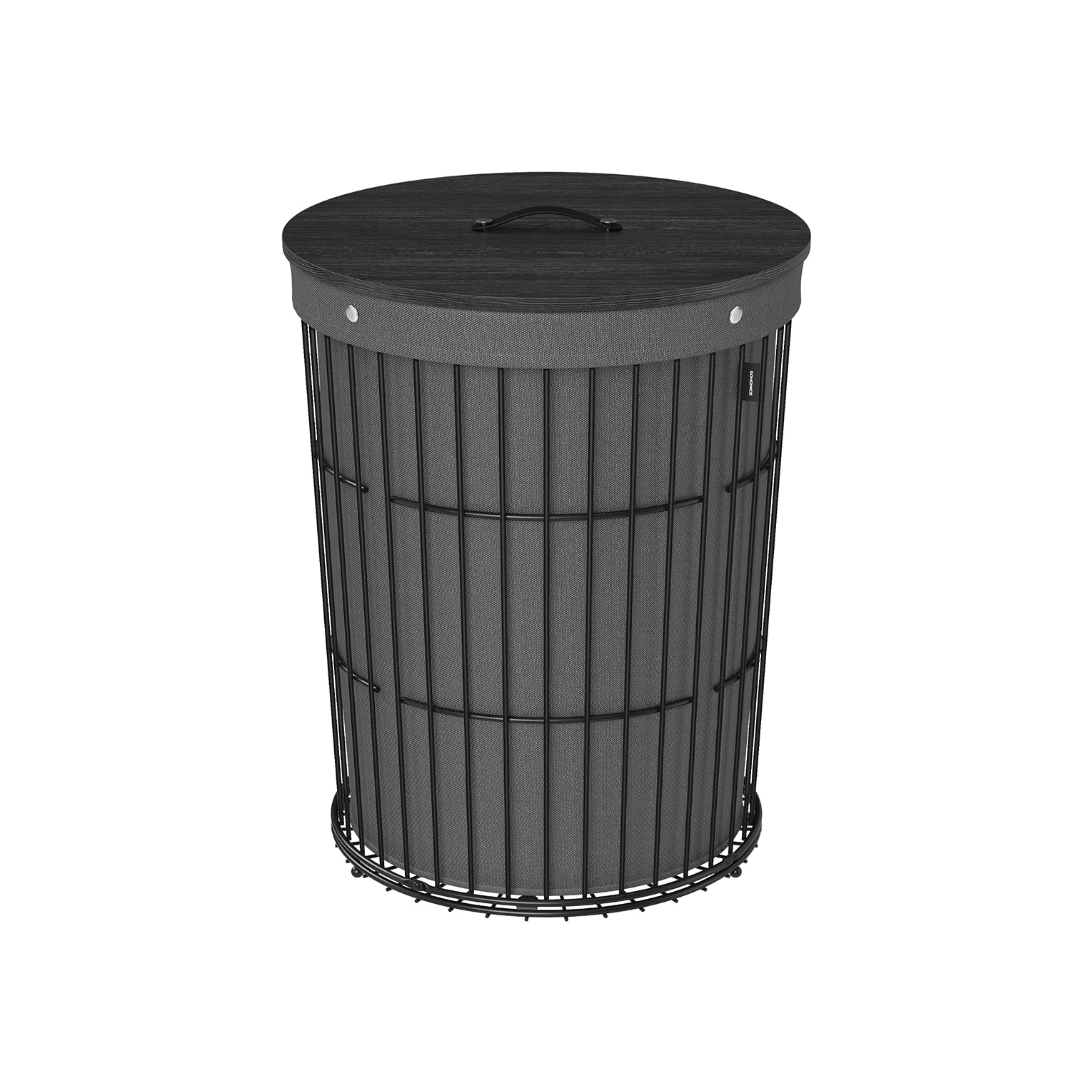 round plastic hamper