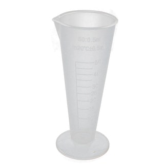 Laboratory Plastic Conical LiquidGraduated Beaker Measuring Cups 50ml ...