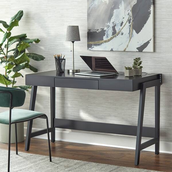 Simple Living Modernist Rectangular Tech Integrated Desk - On Sale ...