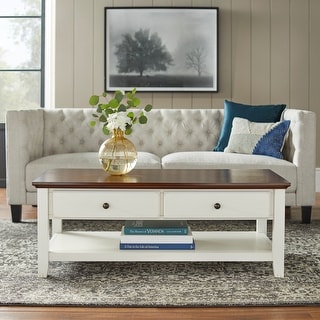 Simple Living Charleston Coffee Table - 18.1"H x 47.6"W x 23.6"D - Bed ...