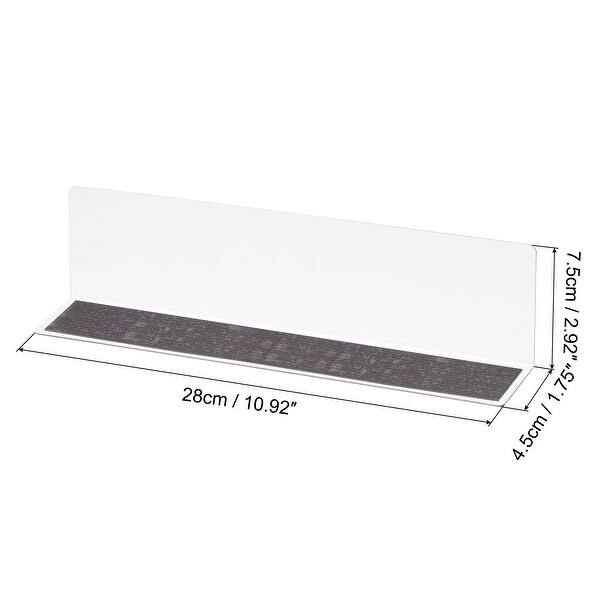 L Type Dividers, PVC Clear Separator with Magnetic Strip 4Pcs - Bed ...