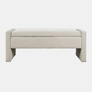 Upholstered Padded Storage Bench by Jofran - Bed Bath & Beyond - 39071496