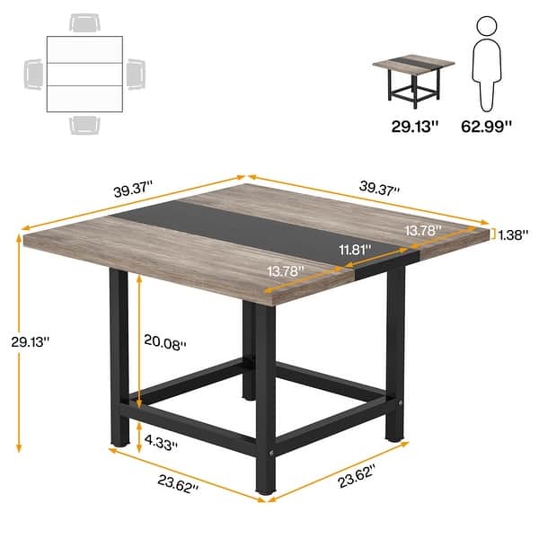 square office table