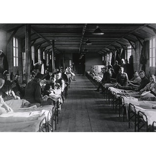 Shell Shocked Soldiers Face The Camera In The Psychiatric Ward Of A US ...