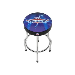 NFL Blitz Logo Pub Video Game Adjustable Height Stool with Foam Padding ...