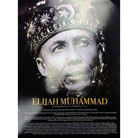 Elijah Muhammad Poster with Biography (18x24) - Multi-Color - Bed Bath ...