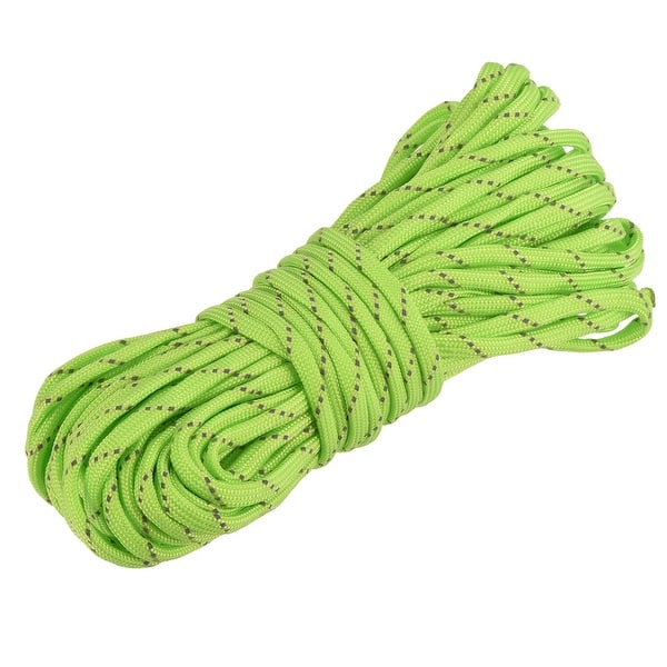 Tent Rope 49.2 Feet 4mm Reflective Guyline Cord Nylon Guy Rope Outdoor ...