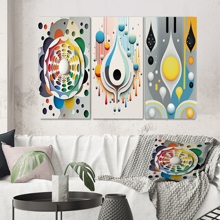 Designart "Metamorphosis Geometry Of Awakening" Modern Geometric Wall ...