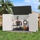Patiowell 4' x 2' Resin Outdoor Storage Shed with Lockable Multi ...