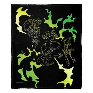 Cartoon Network Ben 10 Aliens To The Rescue Silk Touch Throw Blanket ...