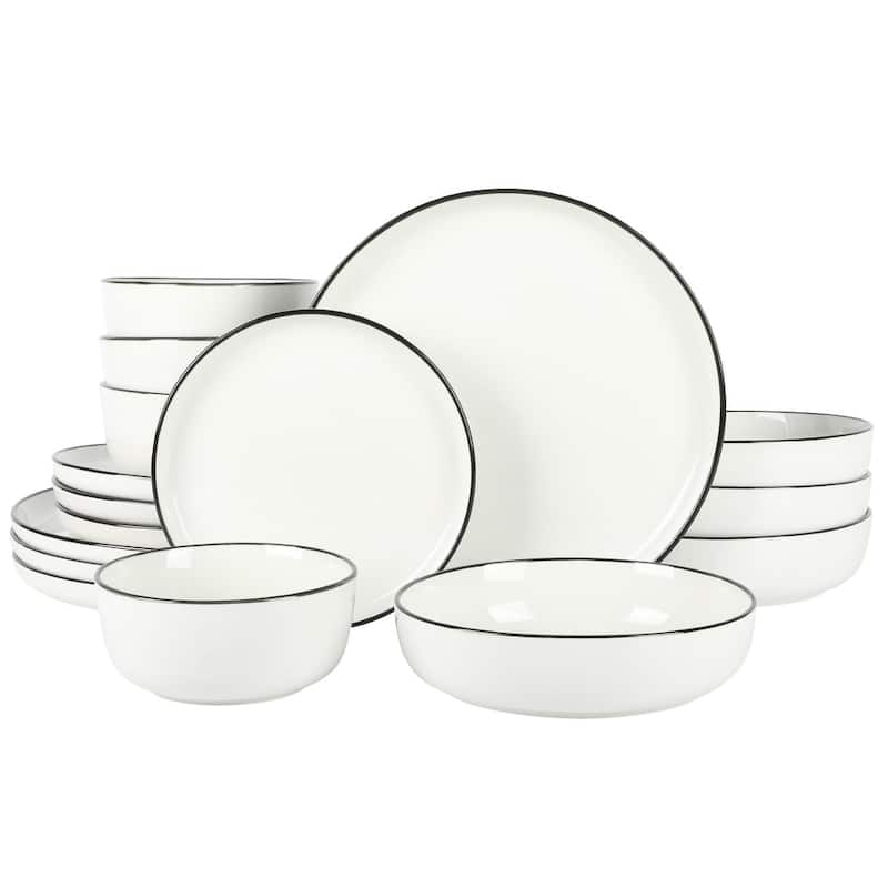 Black Dinnerware Sets - Overstock