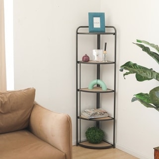 Lefeld 5 Tier Foldable Corner Shelf - Bed Bath & Beyond - 39065324