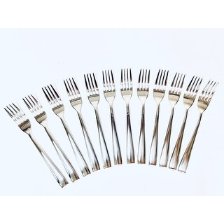 Red Vanilla Angle Dinner Fork Set / 12 - Bed Bath & Beyond - 41181134