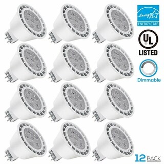 TORCHSTAR 12 Pack 7W Dimmable MR16 GU5.3 LED Light Bulb - 1 - Bed Bath ...