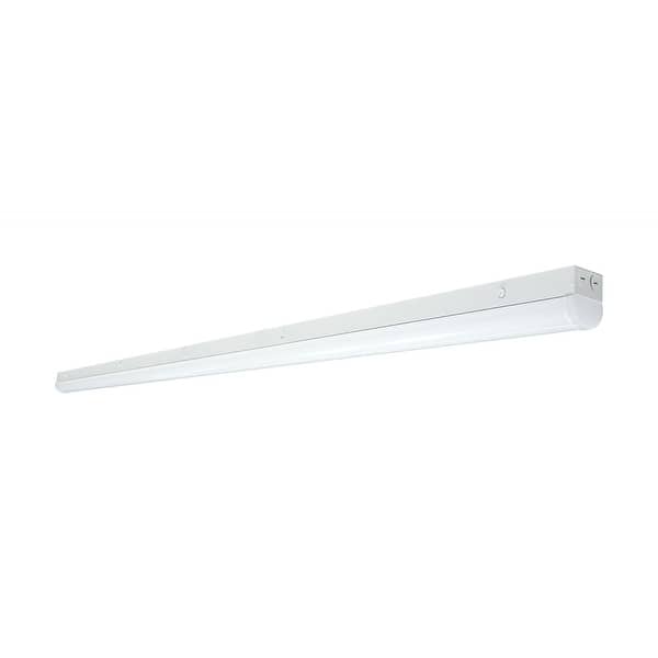 8 Feet LED Linear Strip Light Wattage and CCT Selectable White Finish ...
