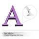 3D Acrylic Alphabet Mirror Wall Stickers Letter A-Z Self-Adhesive ...