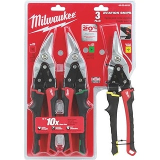 Milwaukee Elec.Tool 3Pc Aviation Snips 48-22-4533 Unit: EACH - Bed Bath ...