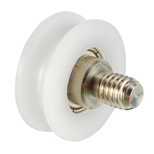 1.5mm Deep Metal V Groove Threaded Rod Track Guide Bearing Pulley Wheel ...