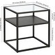20'' Wide Square Side Table in Blackened Bronze - Bed Bath & Beyond ...