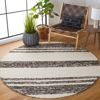 SAFAVIEH Handmade Natura Carolin Stripe Wool Rug - Bed Bath & Beyond ...