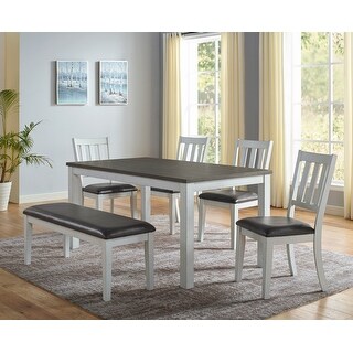 The Gray Barn Raelynn 6-Piece Farmhouse Dining Set - Bed Bath & Beyond ...
