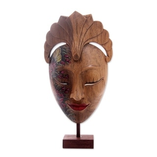 Novica Handmade Dream Of Butterflies Wood Mask - Bed Bath & Beyond ...