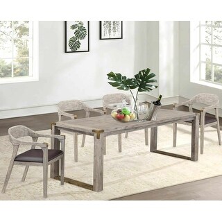 Montana 5pc Rectangular Extension Dining Set (4) Armchair - Bed Bath ...