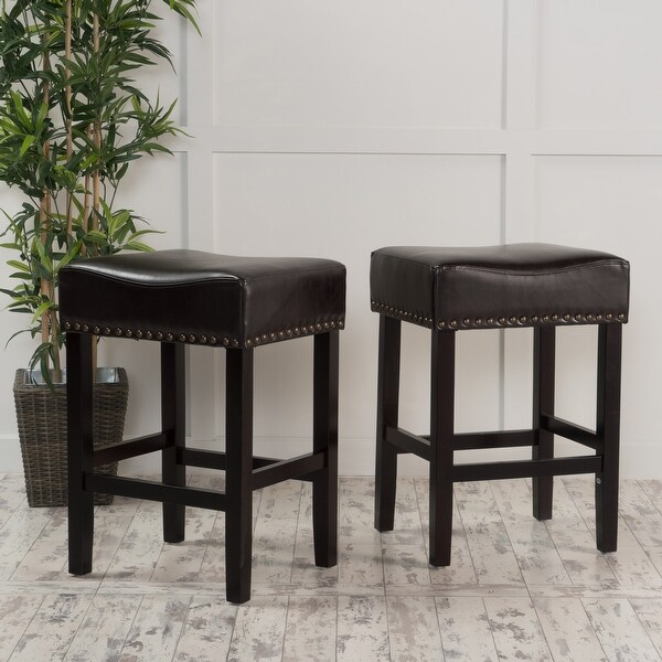 Bonded leather counter stool store