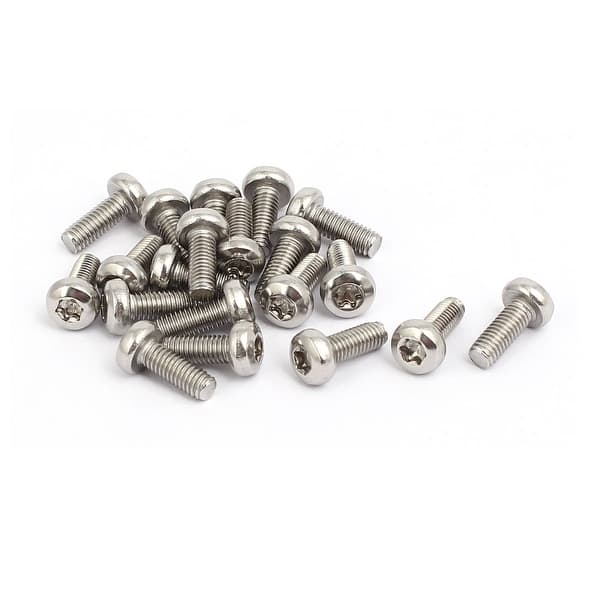 M3x8mm 304 Stainless Steel Button Head Torx Screws Bolts T10 Drive ...
