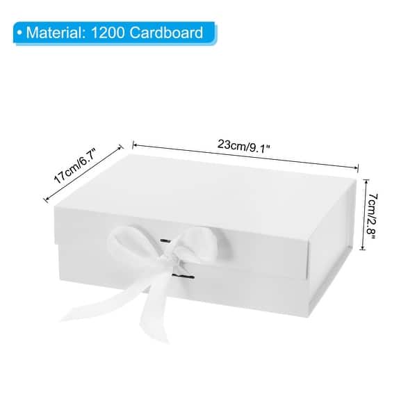 9x7x3 Inch Magnetic Gift Box Collapsible Paper Party Favor Boxes ...