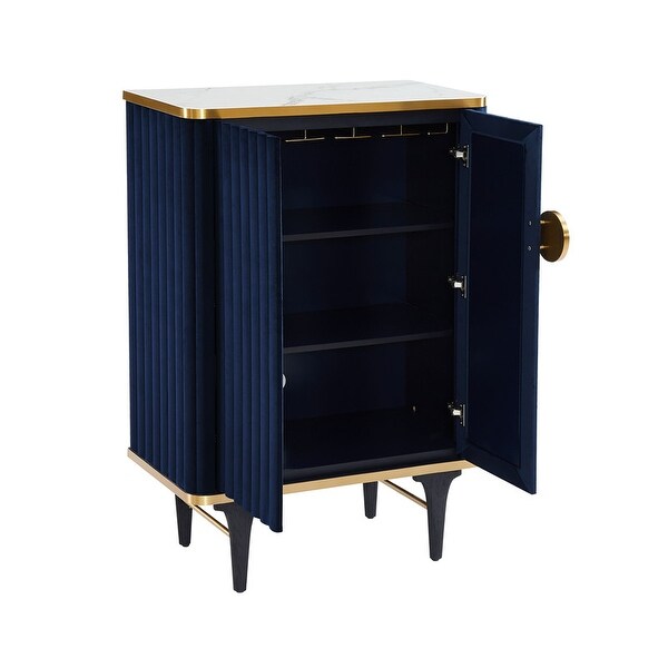 Velvet bar cabinet store