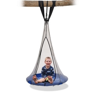 SkyBound 39" Saucer Tree Swing for Kids, Outdoor Flying Swing for Adult ...