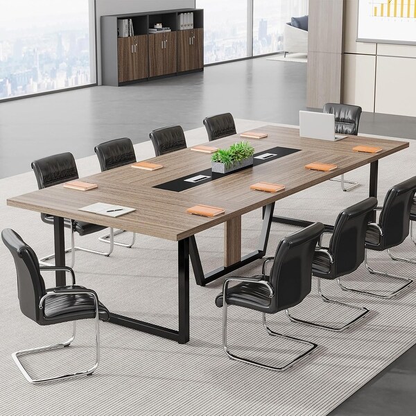 8FT Conference Table 94.49 L Large Meeting Table for 10 People On Sale Bed Bath Beyond 38951174
