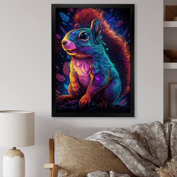 abstract squirrel art