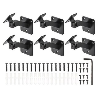 Black Swivel Hand Rail Brackets Adjustable Square Hand Rail Brackets ...